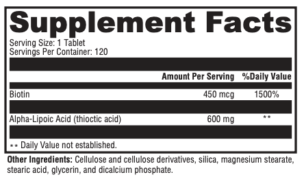 ALA 600 TR - Balanced Supplements - Bock Nutritionals